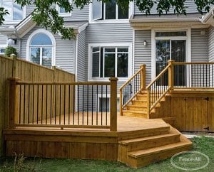 Cedar Sun Deck | Wood | Products | Fence All | Ottawa, ON