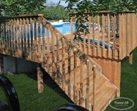 Cedar Sun Deck | Wood | Products | Fence All | Ottawa, ON