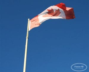 Flag Posts | Products | Fence All | Ottawa, ON