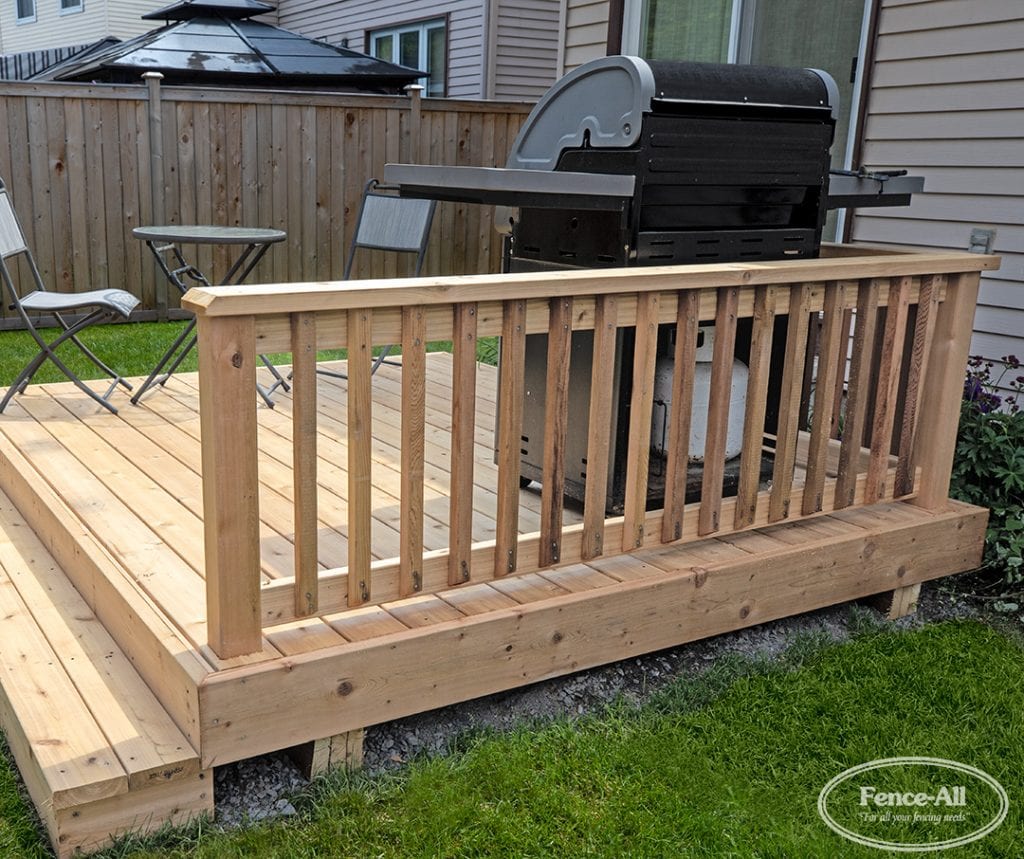 Cedar Sun Deck | Wood | Products | Fence All | Ottawa, ON