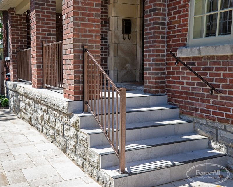 Custom Welded Iron Railing | Products | Fence All | Ottawa, ON