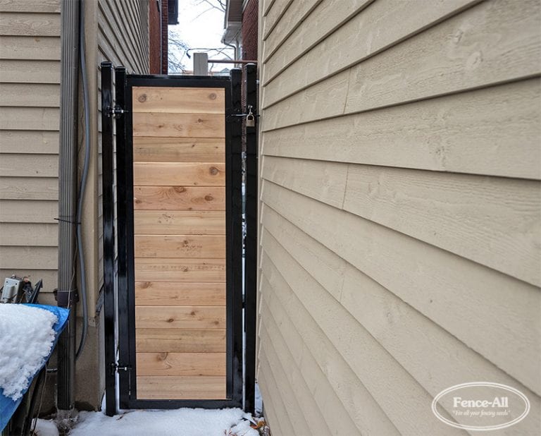 Grand Garden Wall Gate | Wood Gates | Products | Fence All | Ottawa