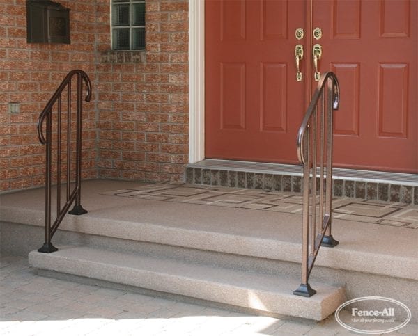 Custom Welded Iron Railing | Products | Fence All | Ottawa, ON