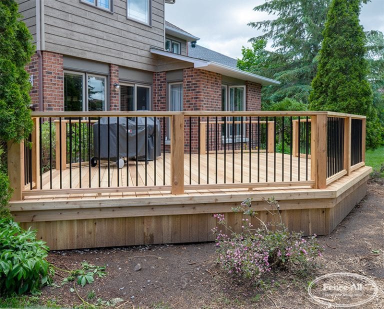 Cedar Sun Deck | Wood | Products | Fence All | Ottawa, ON