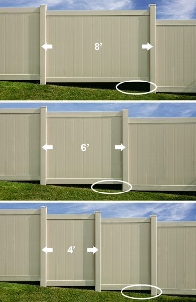 How far apart should fence posts be? | Fence All