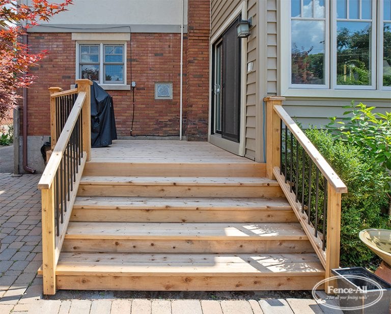 Cedar Sun Deck | Wood | Products | Fence All | Ottawa, ON