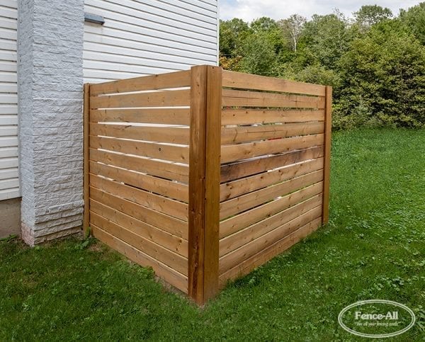 Wood Garbage Enclosures | Products | Fence All | Ottawa, ON