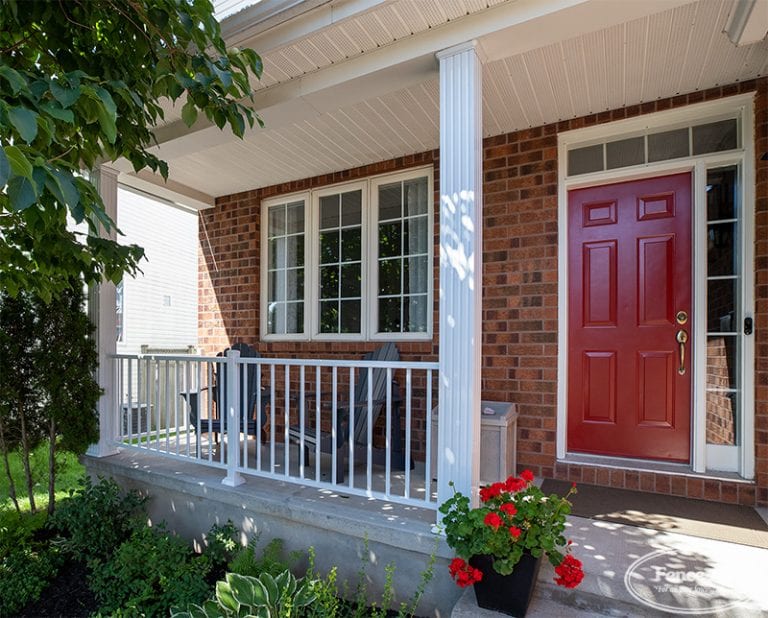 Square Fluted Aluminum Porch Post (or Wrap) | Products | Fence All ...