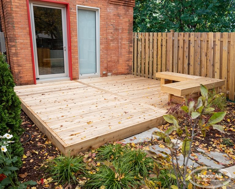 Cedar Sun Deck | Wood | Products | Fence All | Ottawa, ON