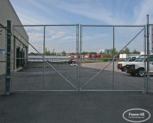 Industrial Swing Gate | Chain Link | Products | Fence All | Ottawa, ON