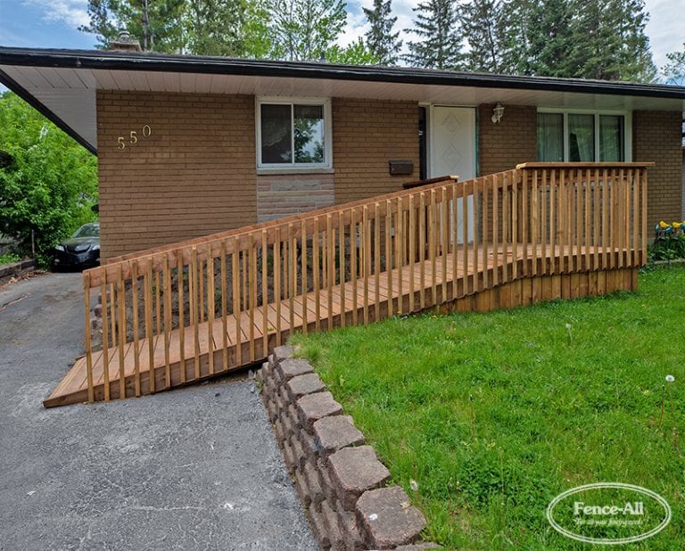 Access Ramps | Wood | Products | Fence All | Ottawa, ON