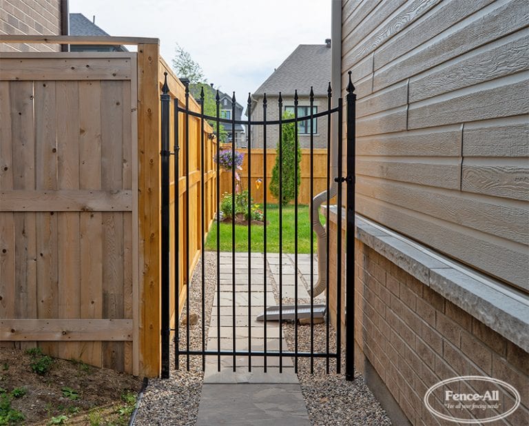Rockefeller (Concave Arched) Iron Gate | Iron | Products | Fence All ...