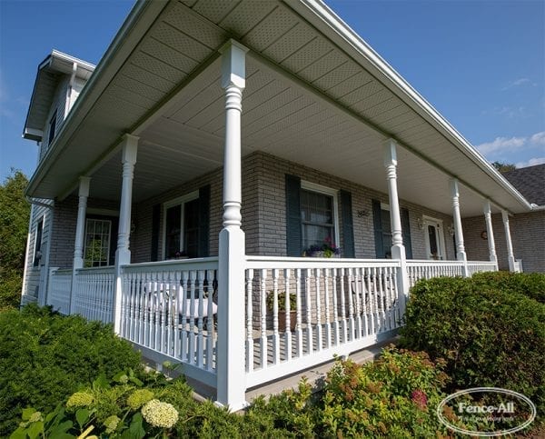 Colonial Vinyl Porch Post | Products | Fence All | Ottawa, ON