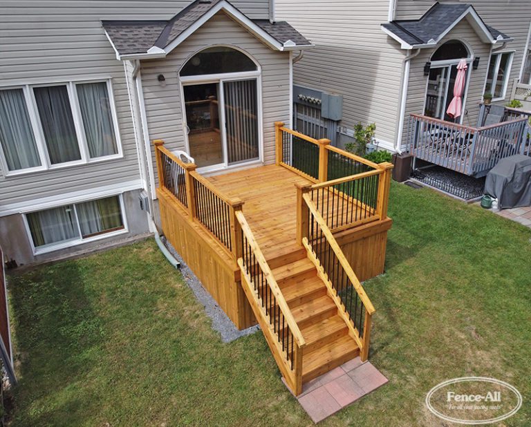 Cedar Sun Deck | Wood | Products | Fence All | Ottawa, ON