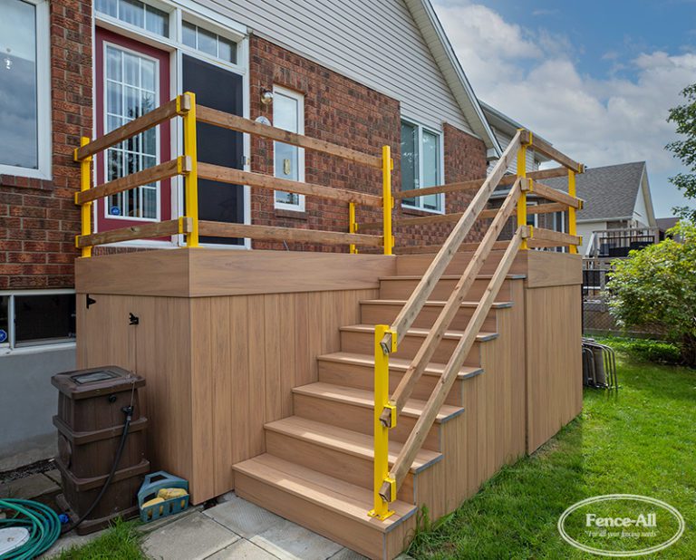 Temporary Wood Guard Rail | Products | Fence All | Ottawa, ON