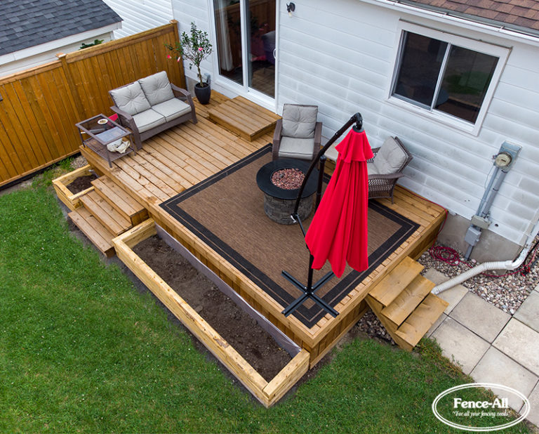 Pressure Treated Sun Deck | Wood | Products | Fence All | Ottawa, ON