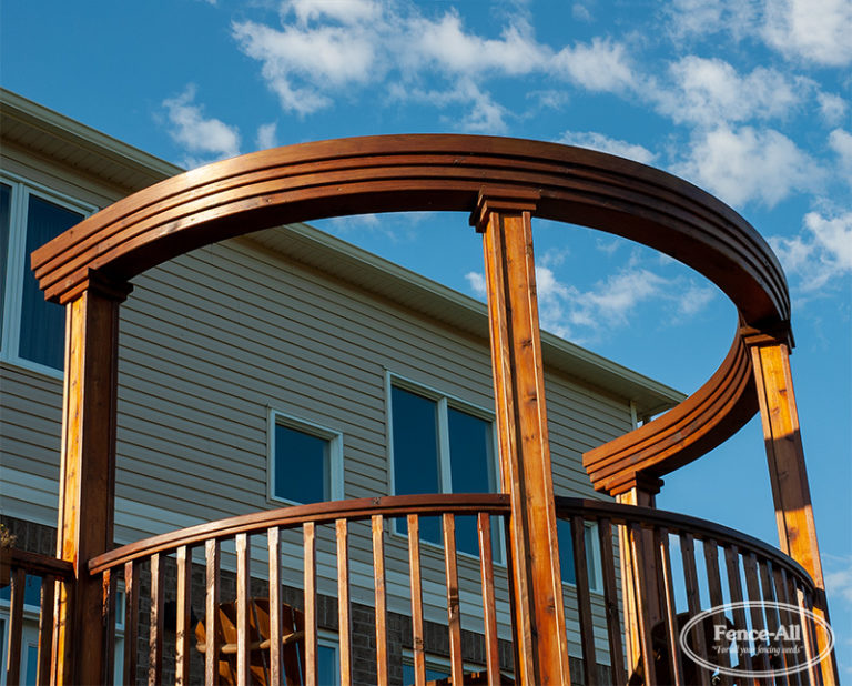 Radiused Triple Fascia Beam | Products | Fence All | Ottawa, ON