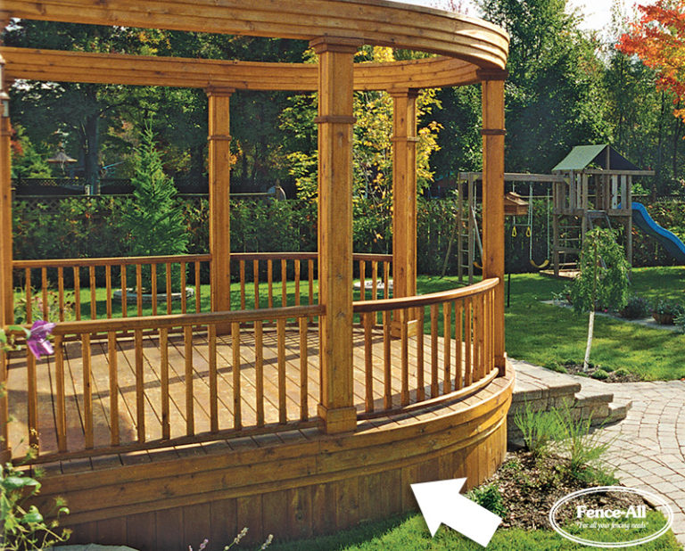 Skirting | Wood | Products | Fence All | Ottawa, ON