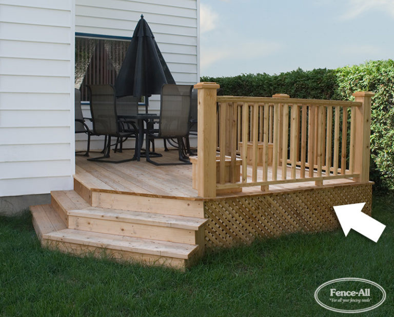 Skirting | Wood | Products | Fence All | Ottawa, ON