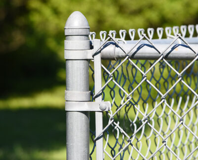 How often do you need line posts for a chain link fence? - Fence All