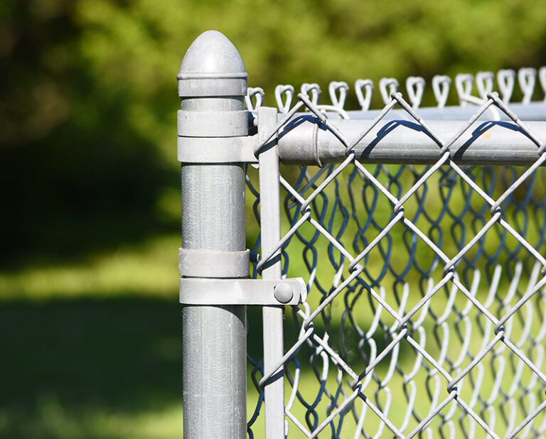 How often do you need line posts for a chain link fence? - Fence All