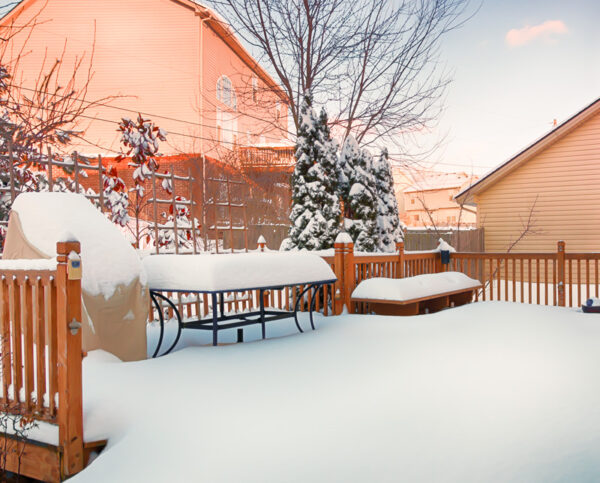 Can snow collapse a deck? - Fence All