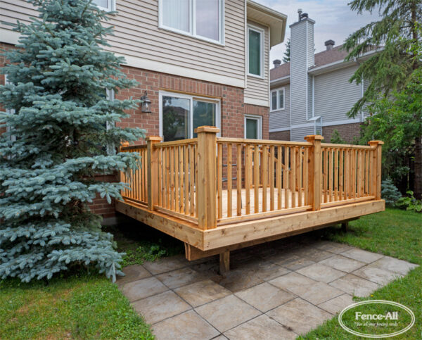 Cedar Sun Deck | Wood | Products | Fence All | Ottawa, ON