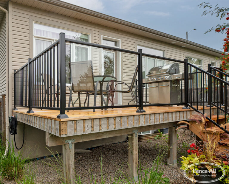 Contemporary Glass Railing | Products | Fence All | Ottawa, ON